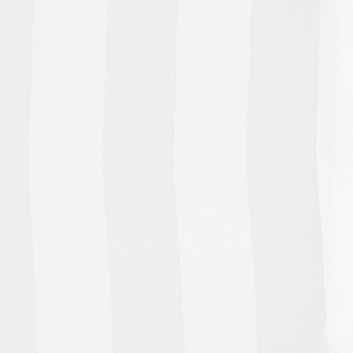 A large white silk ceremonial stole featuring chiffon and satin bands.